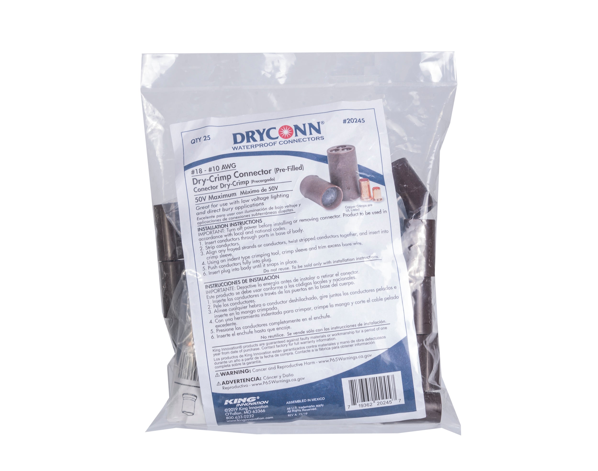 King Innovation DryConn Dry-Crimp Filled Waterproof Connector | Step 1 ...