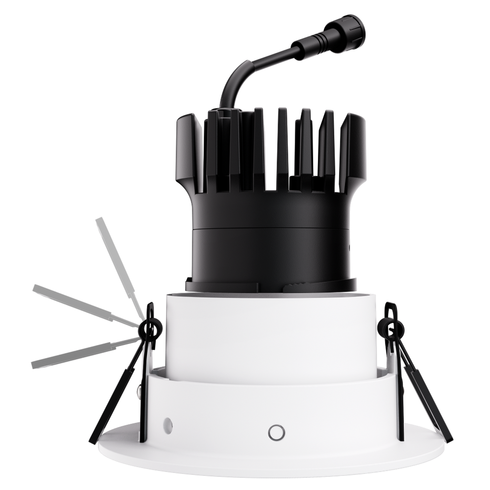 6 in Canless Round Adjustable Pinhole with Reflector | Step 1 Dezigns
