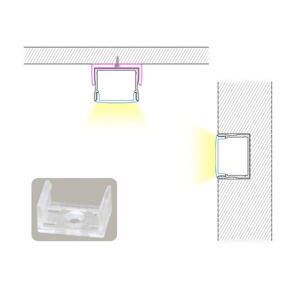 LED Deep Surface Aluminum Channel | Step 1 Dezigns
