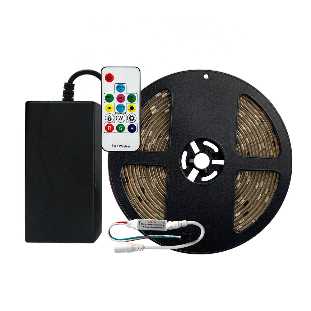 RGB LED Color Chasing Tape Light Kit | Step 1 Dezigns