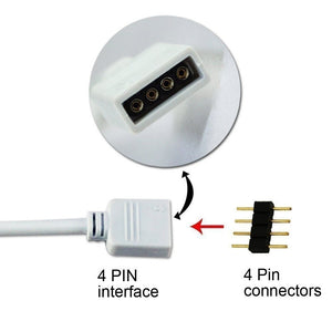 RGB LED Extension Cable with 4-Pin Connectors | Step 1 Dezigns