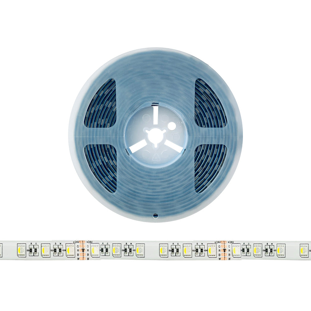 LED RGBW Flexible Tape Light 24V DC 16 ft Reel IP65 | Step 1 Dezigns